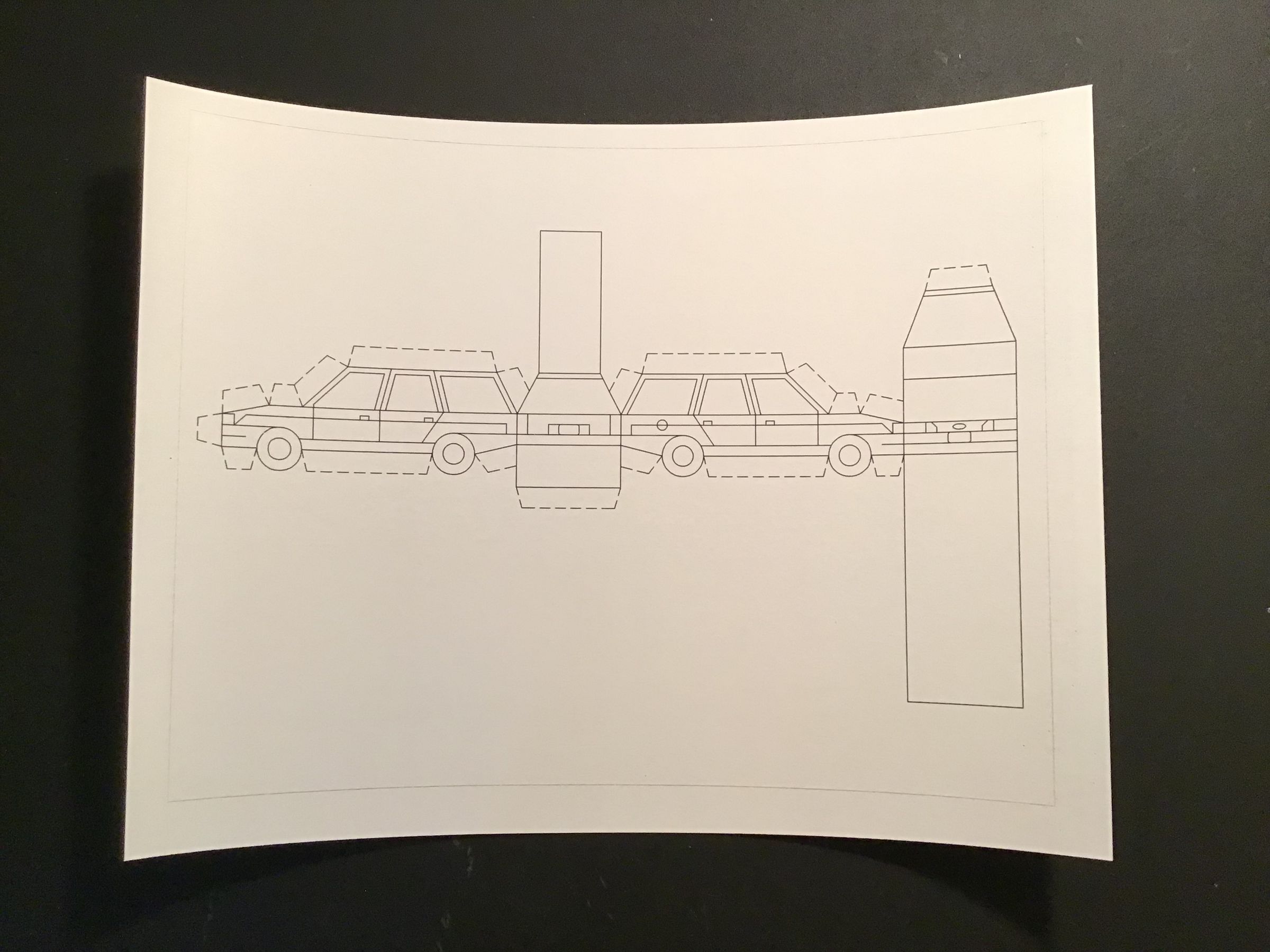 Christmas Vacation Papercraft Station Wagon : 22 Steps (with Pictures ...