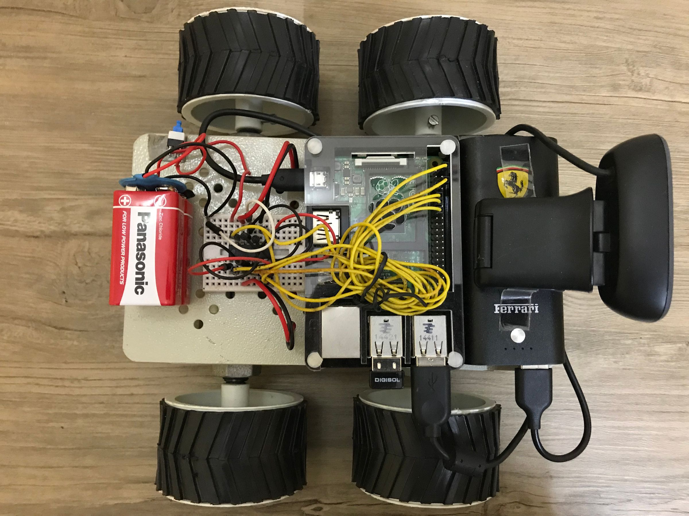 Raspberry Pi Wifi Controlled Video Streaming Robot : 8 Steps (with ...