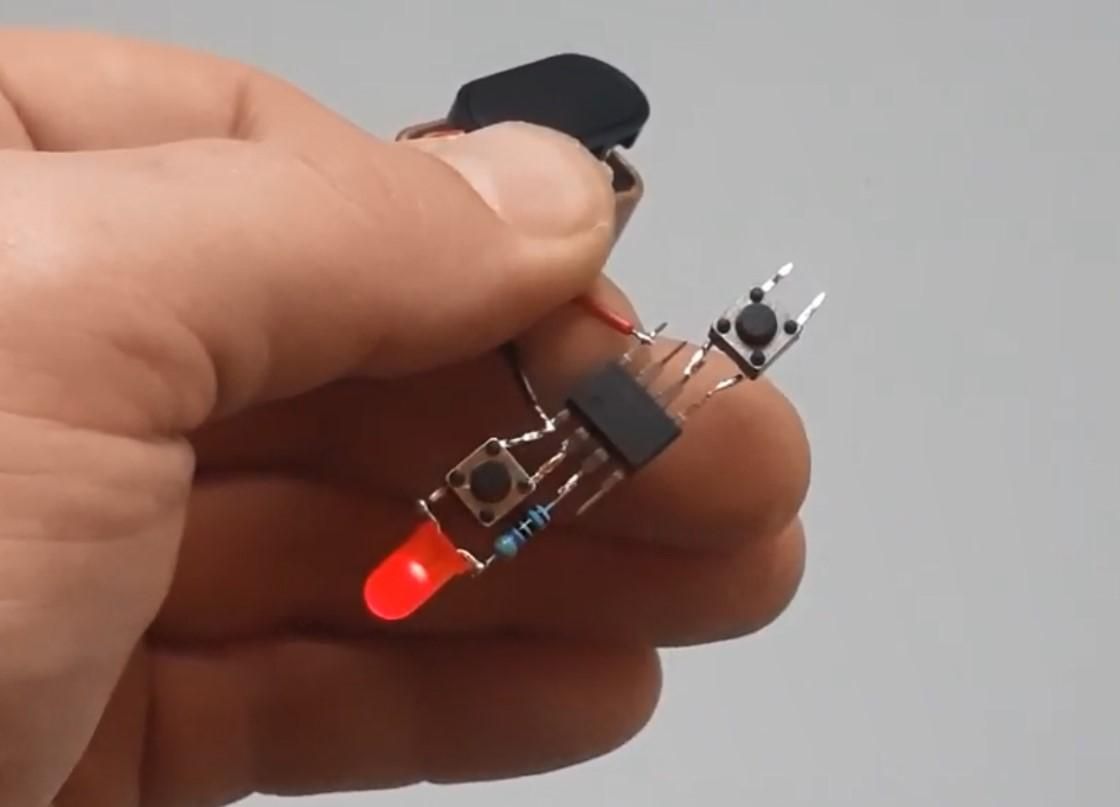 Simple Click on Click Off Circuit : 6 Steps (with Pictures) - Instructables