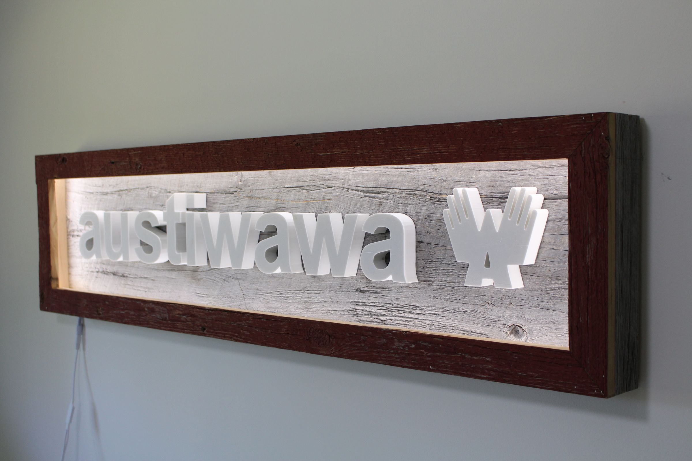 3D Printed/Reclaimed Wood LED Sign : 9 Steps (with Pictures ...