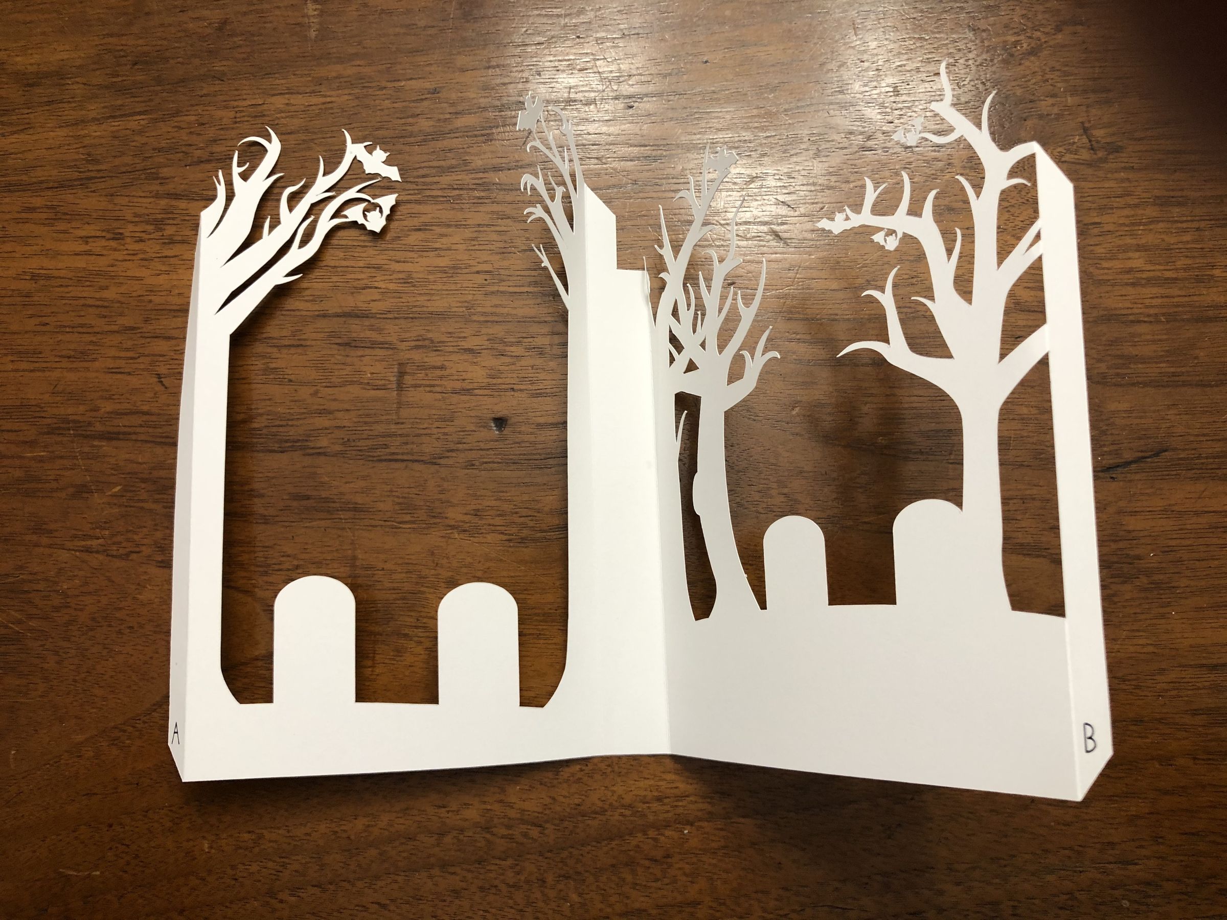 Spooky Cemetery Lightbox Card : 4 Steps (with Pictures) - Instructables