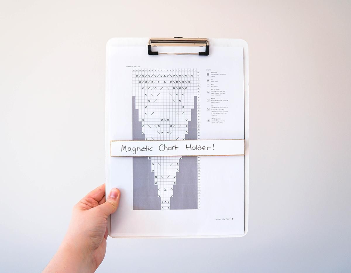 DIY Magnetic KNITTING CHART HOLDER : 7 Steps (with Pictures ...