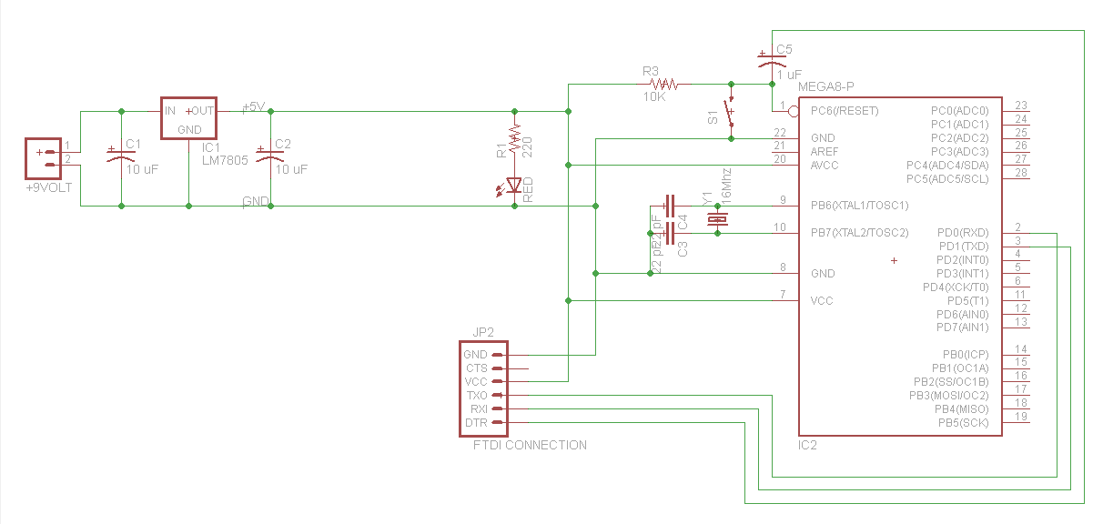 Build Your Own Arduino - Bare Bone System : 11 Steps (with Pictures ...