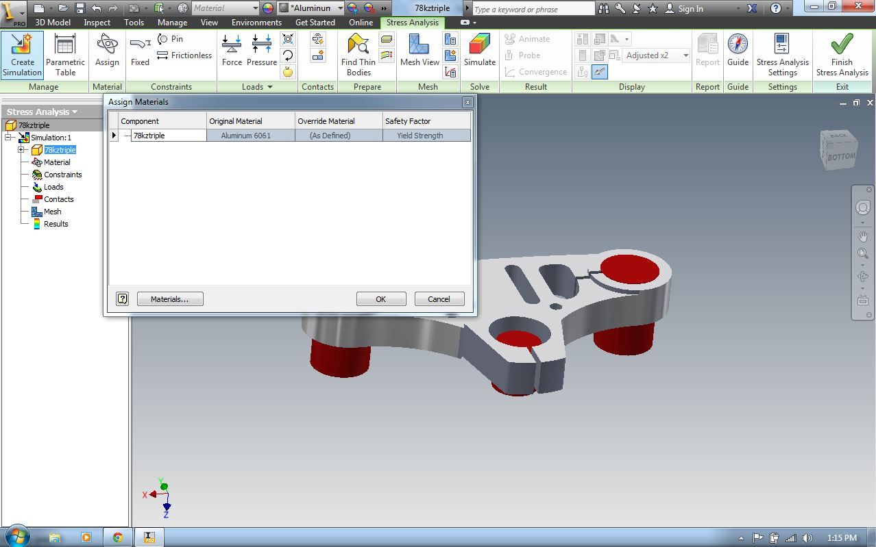 How to Use Stress Analysis in Autodesk Inventor to Test Your Parts. : 5 ...