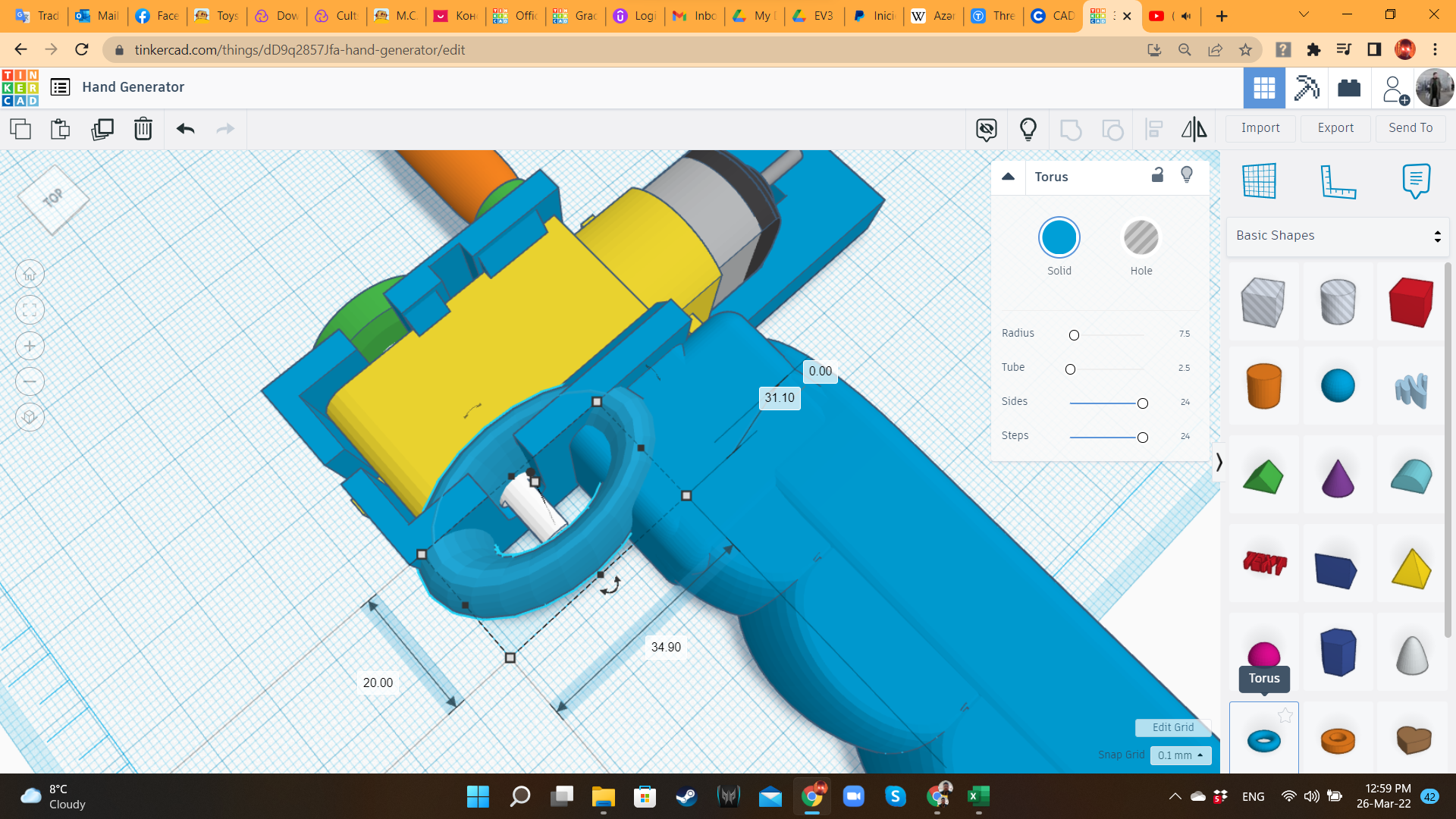 Tinkercad Robotics for School: Human-Powered Battle Beasts! : 30 Steps ...