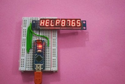 Arduino Nano - 8 Digit Segment Display : 4 Steps - Instructables
