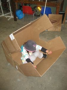Cardboard Box Play House : 5 Steps - Instructables