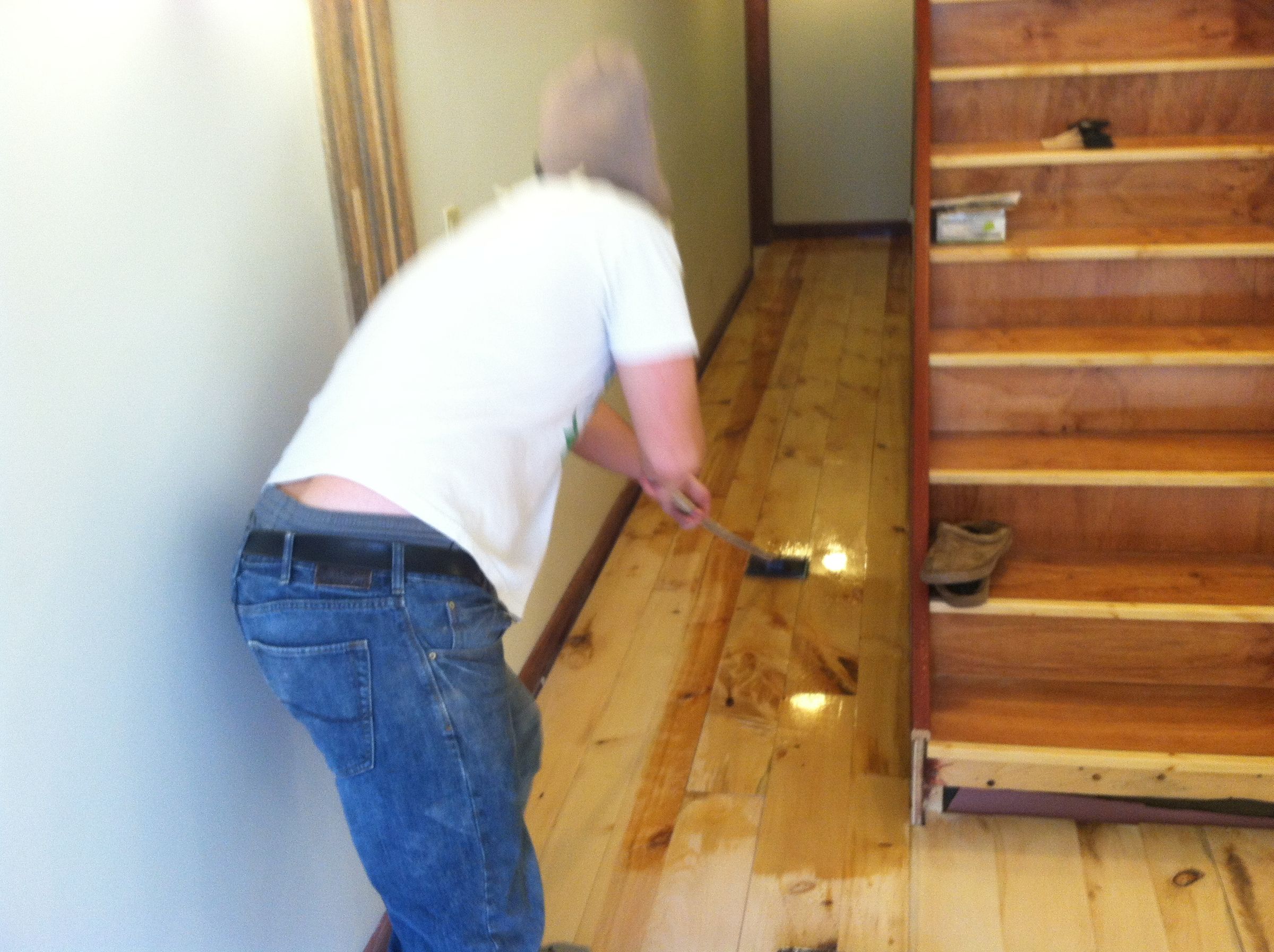 Wide Plank Floor DIY: Rough Cut to Tongue and Groove : 10 Steps (with ...