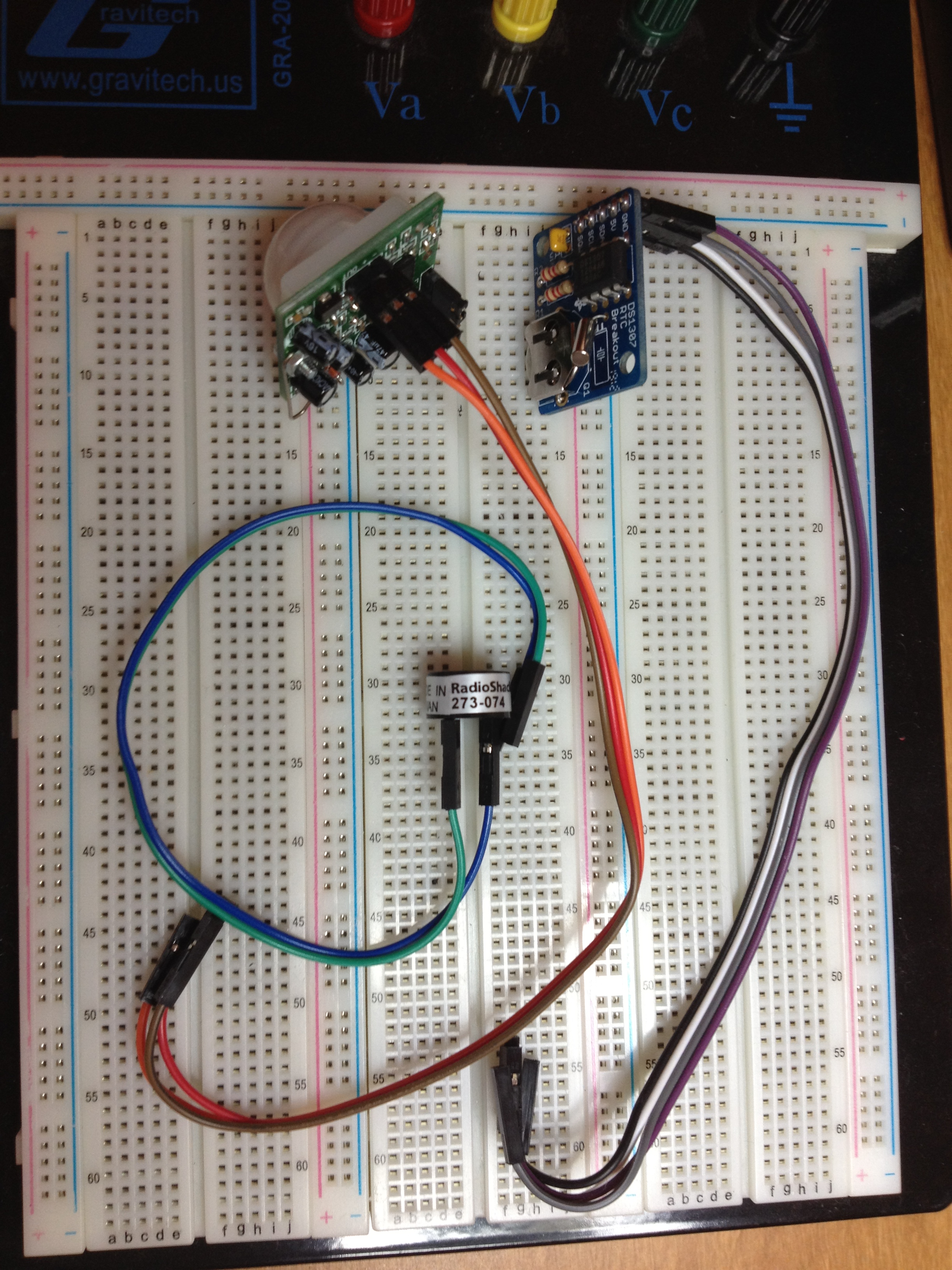 Motion Sensitive LCD Real-Time Clock/Alarm/Timer (Updated Program) : 8 ...