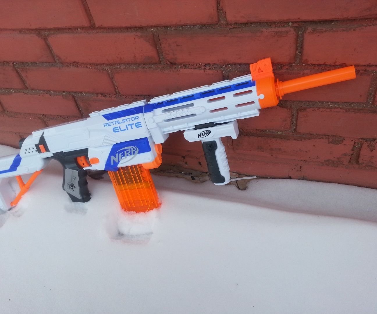 Nerf Retaliator Mod: Air Restrictor Removal and Barrel Extension : 8 ...