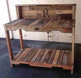4 Pallet Work Table : 7 Steps - Instructables