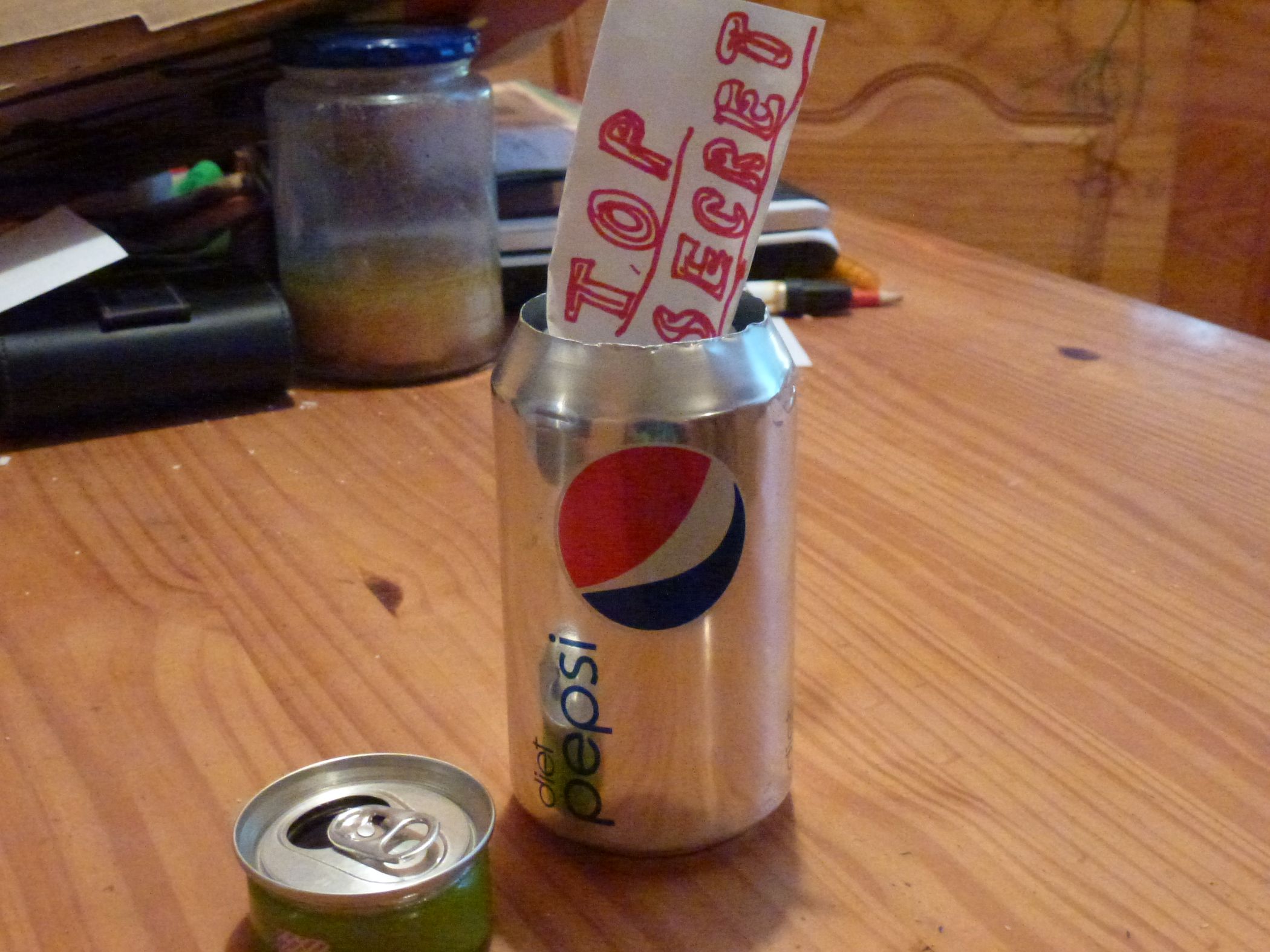 Pop Can Dead Drop: Make a Pop Can With a Hidden, Threaded Lid. : 6 ...