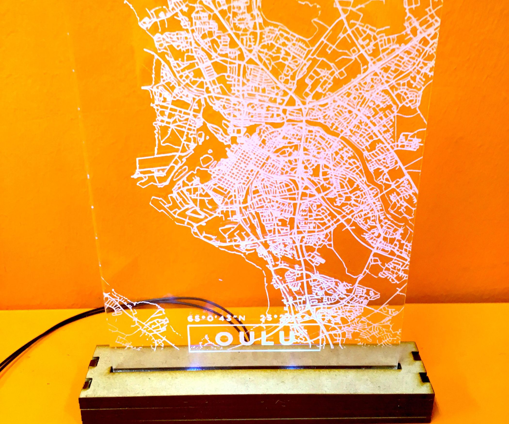 Illuminated Map With LEDs : 6 Steps (with Pictures) - Instructables