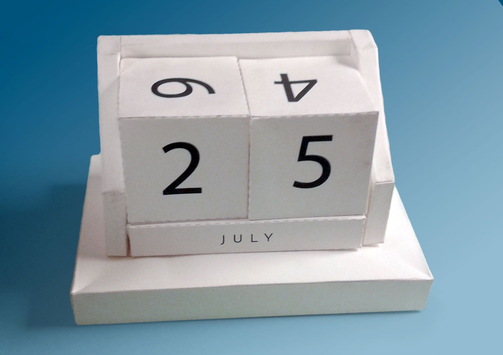 Perpetual Desk Calendar in Cherry : 6 Steps (with Pictures) - Instructables