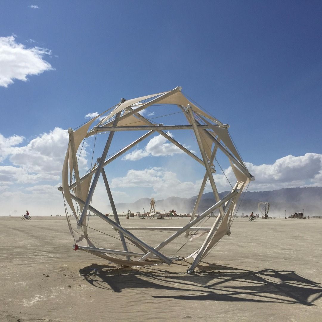 Tensegrity Goes Big for Burning Man : 47 Steps (with Pictures ...