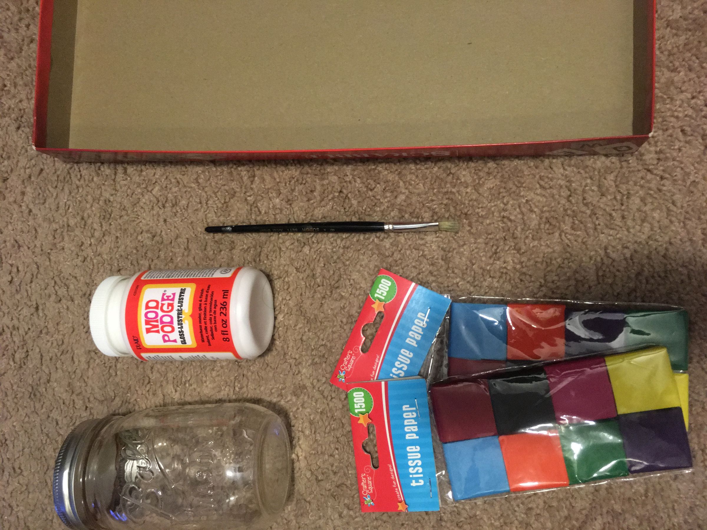 Tissue Paper Mason Jar! : 3 Steps (with Pictures) - Instructables