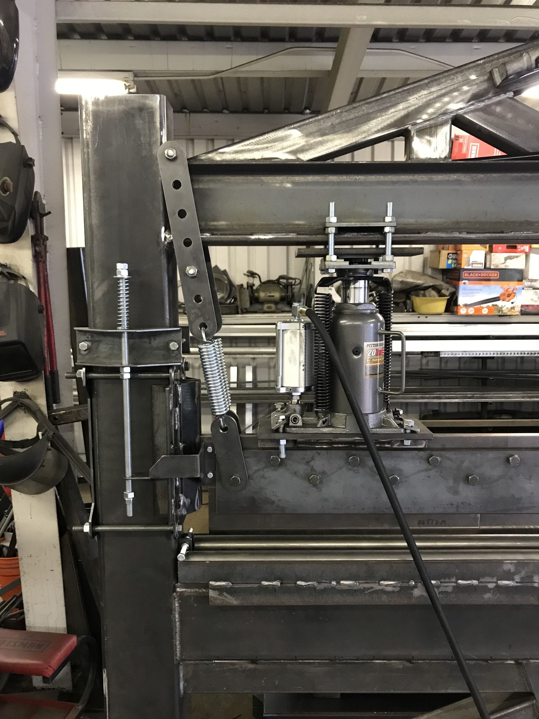 Building a 40 Ton Hydraulic Press Brake Machine : 21 Steps (with ...