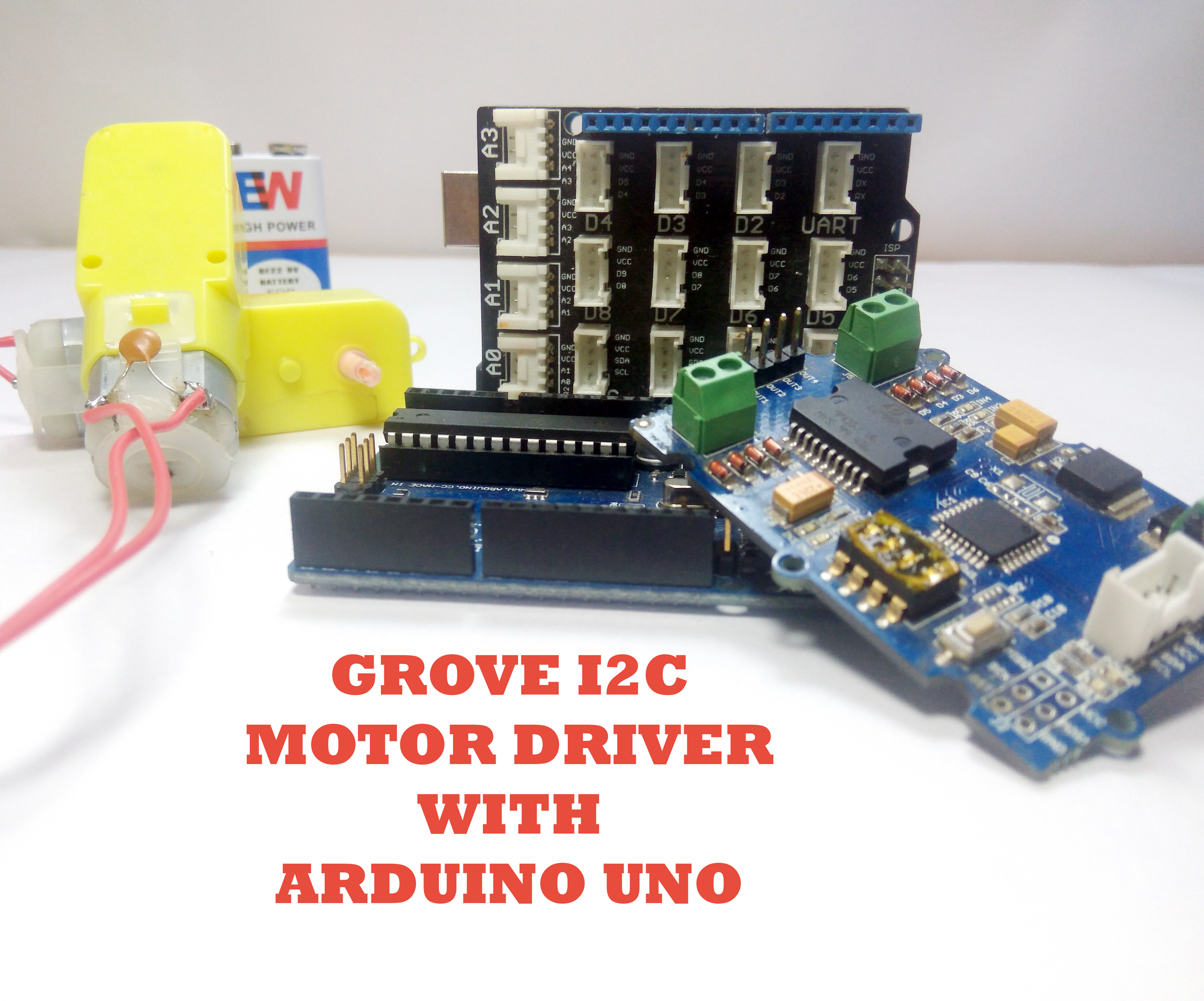 arduino - grove i2c motor driver DIY Project - Step-by-Step DIY Project ...
