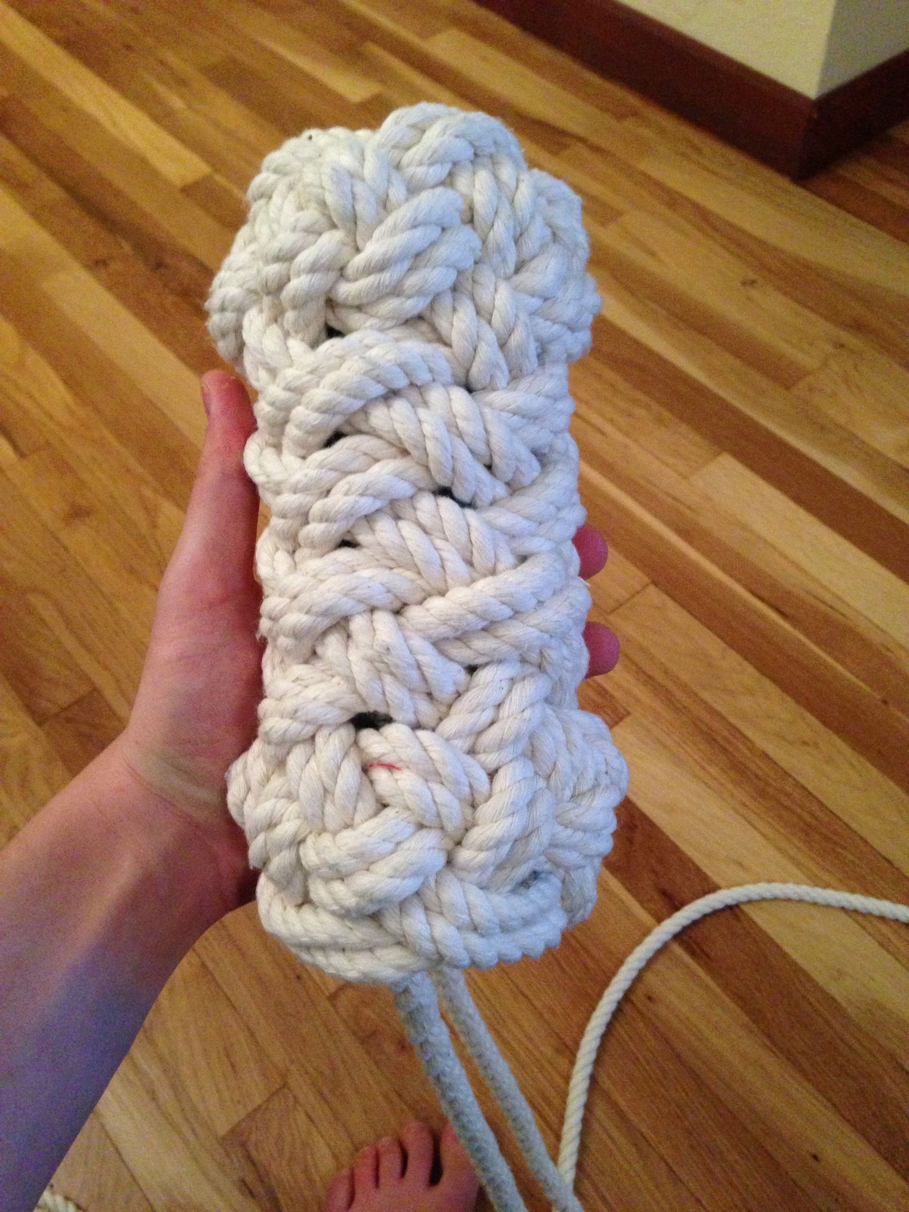 How to Make a Woven Rope Bone Dog Toy : 8 Steps (with Pictures ...