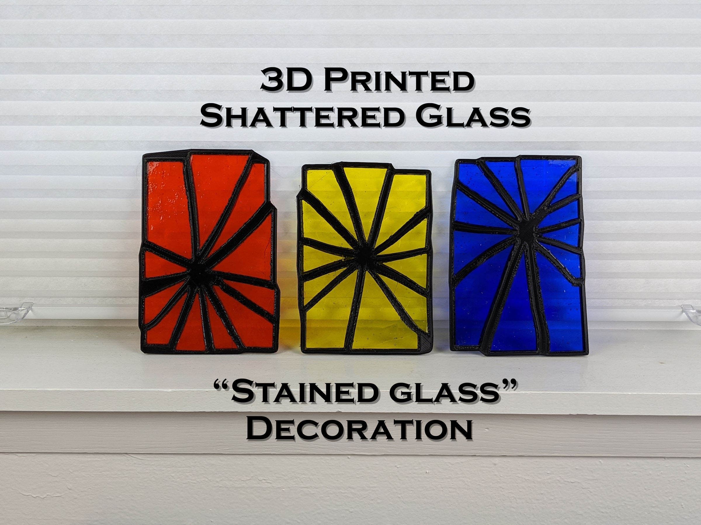 3D Printed Glass Shatter "Stained Glass" : 9 Steps (with Pictures ...