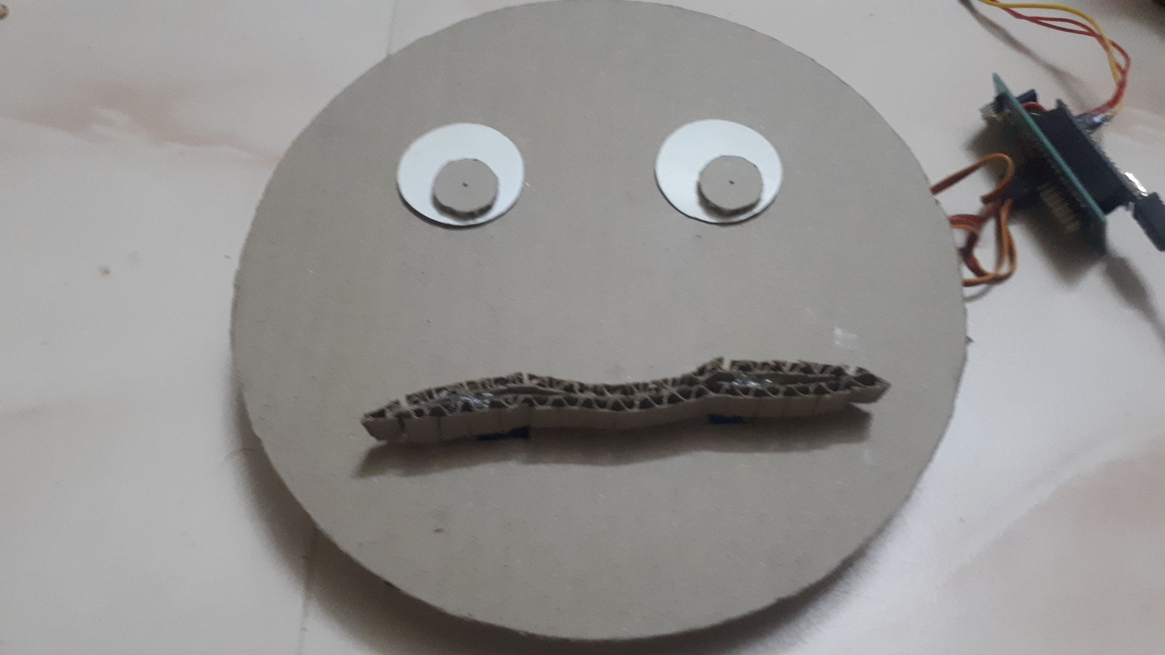 Cardboard Animatronic Smiley With BT App : 22 Steps (with Pictures ...