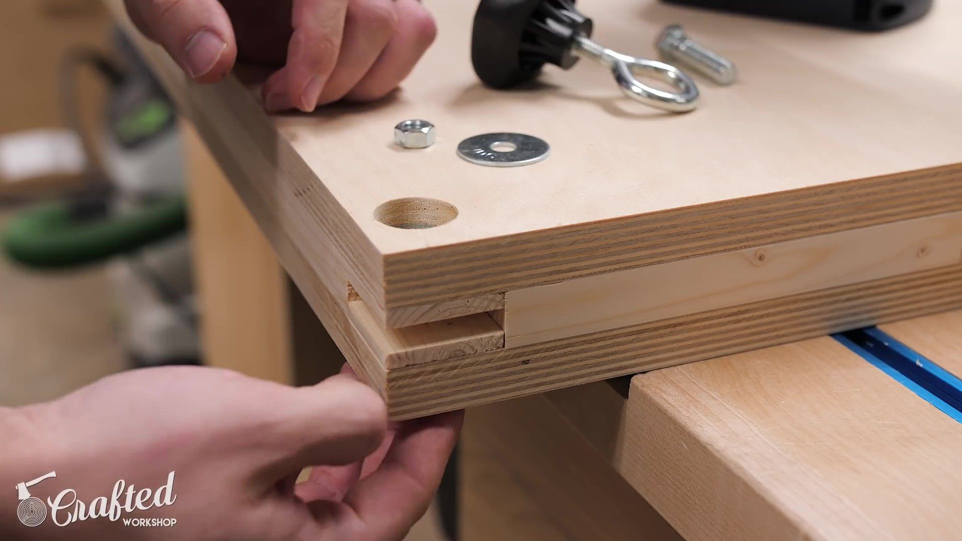 How to Build a DIY Flip Top Tool Stand Workstation // Woodworking Shop ...