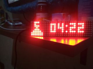 IoT Smart Clock Dot Matrix Use Wemos ESP8266 - ESP Matrix : 12 Steps ...