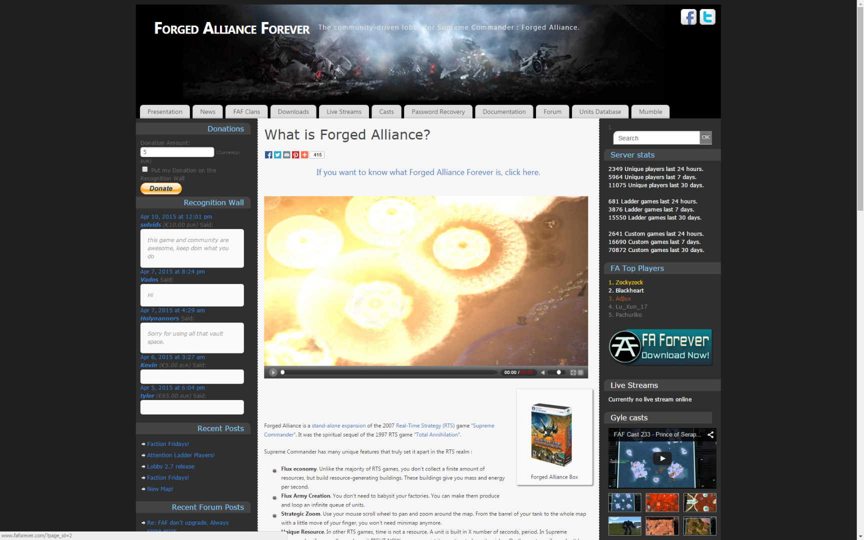 How to Play Supreme Commander: Forged Alliance Online With FA Forever ...