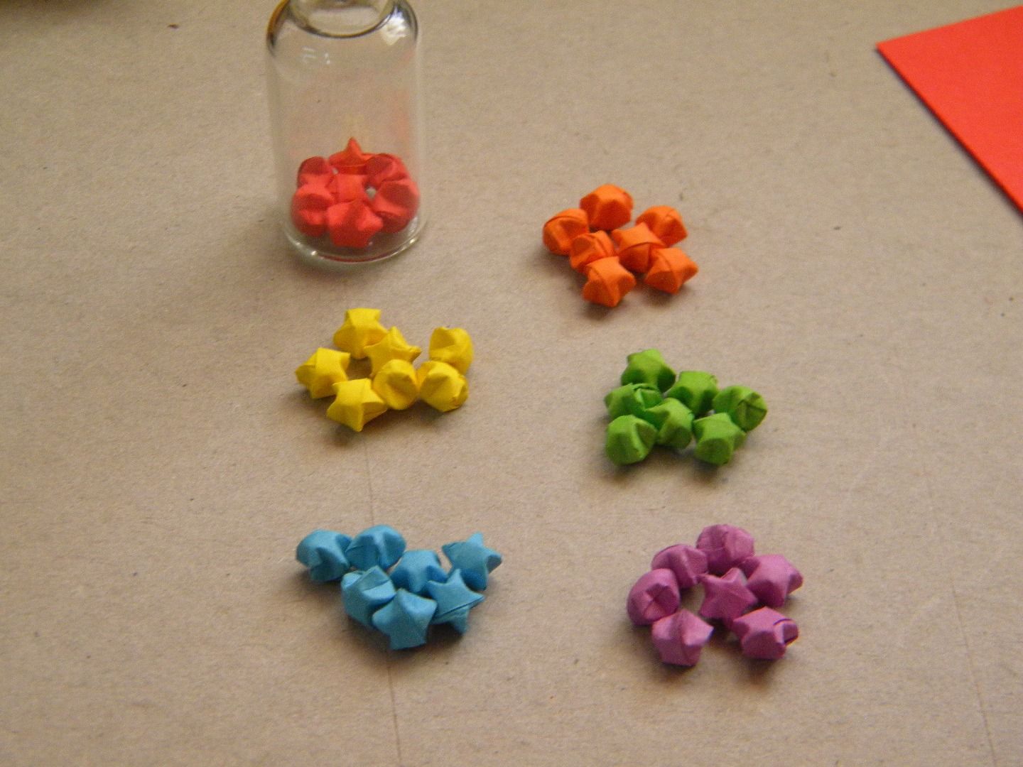 Mini Bottled Origami Stars Pendant (Rainbow Colors) : 8 Steps (with ...