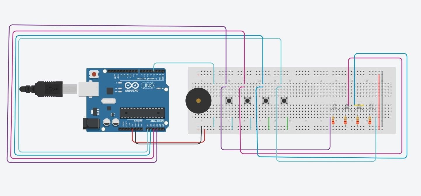Simon Says Game; Arduino : 6 Steps - Instructables
