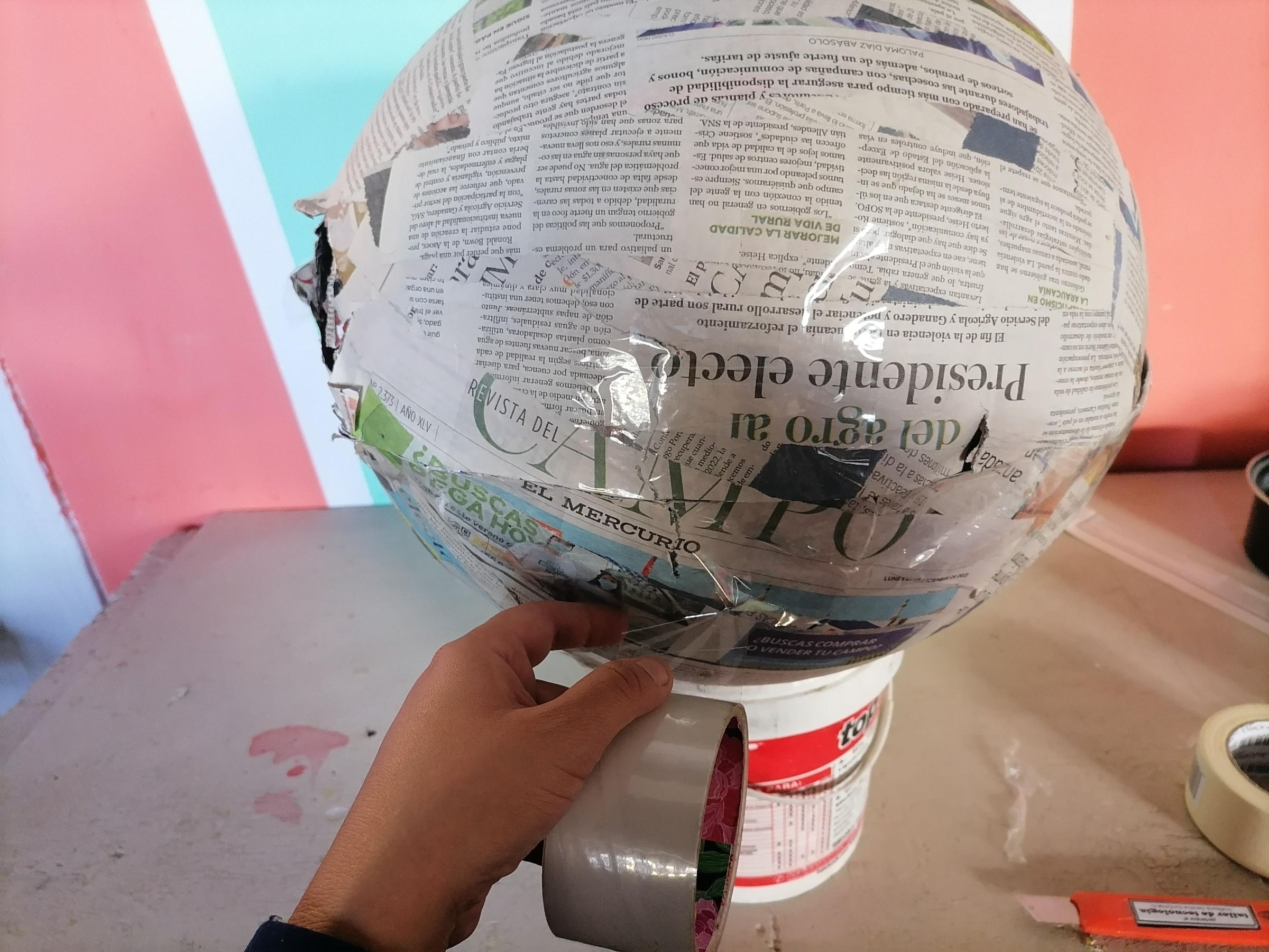 Paper Maché Death Star : 7 Steps (with Pictures) - Instructables