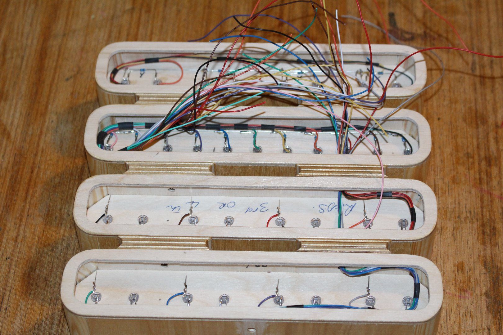 Berlin Clock, Arduino Nano, DS1307 Real Time Clock. 74HC595N 8 Bit ...