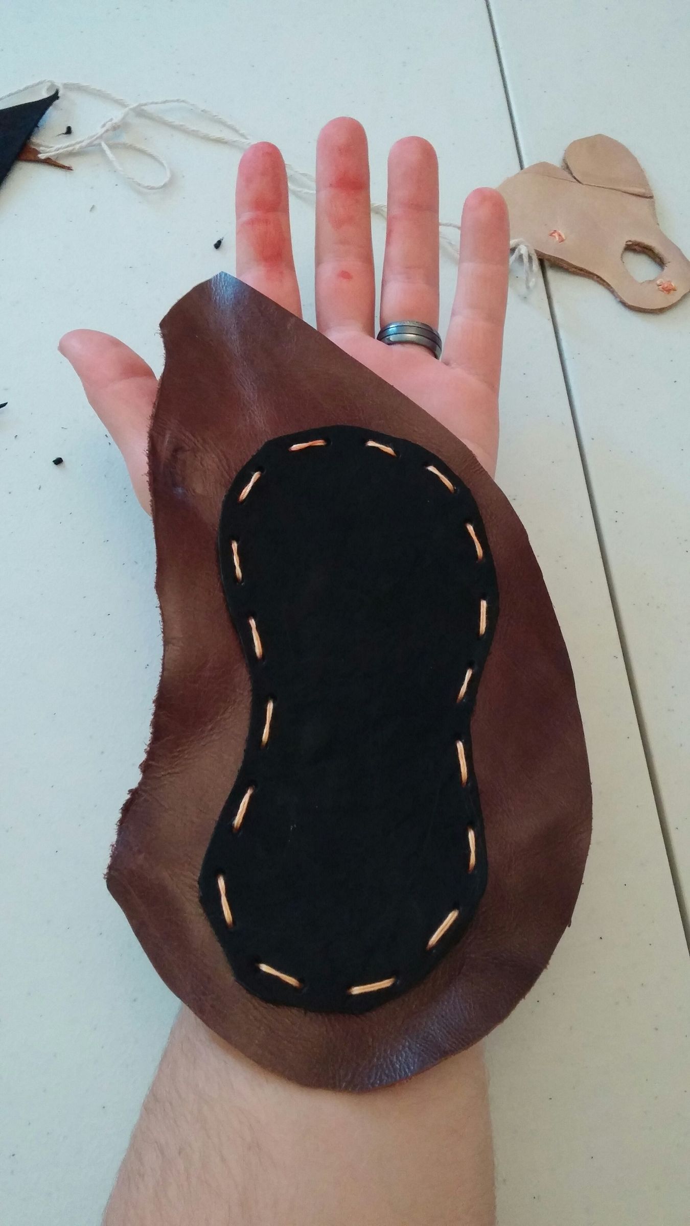 Archery Leather Armguard and Finger Tab : 8 Steps - Instructables