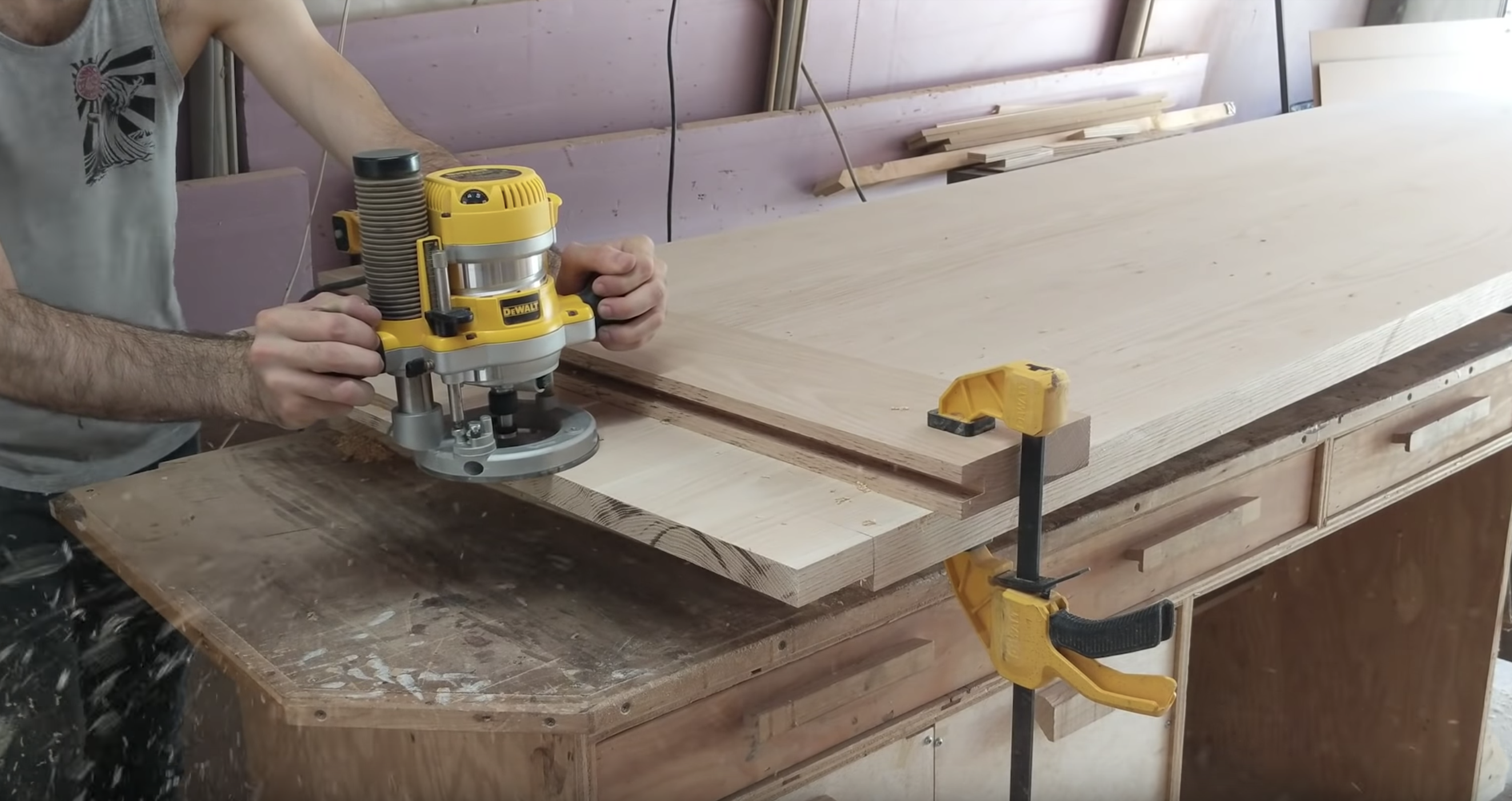 Make a Conference Table & How to Cut Breadboard Ends : 16 Steps (with ...