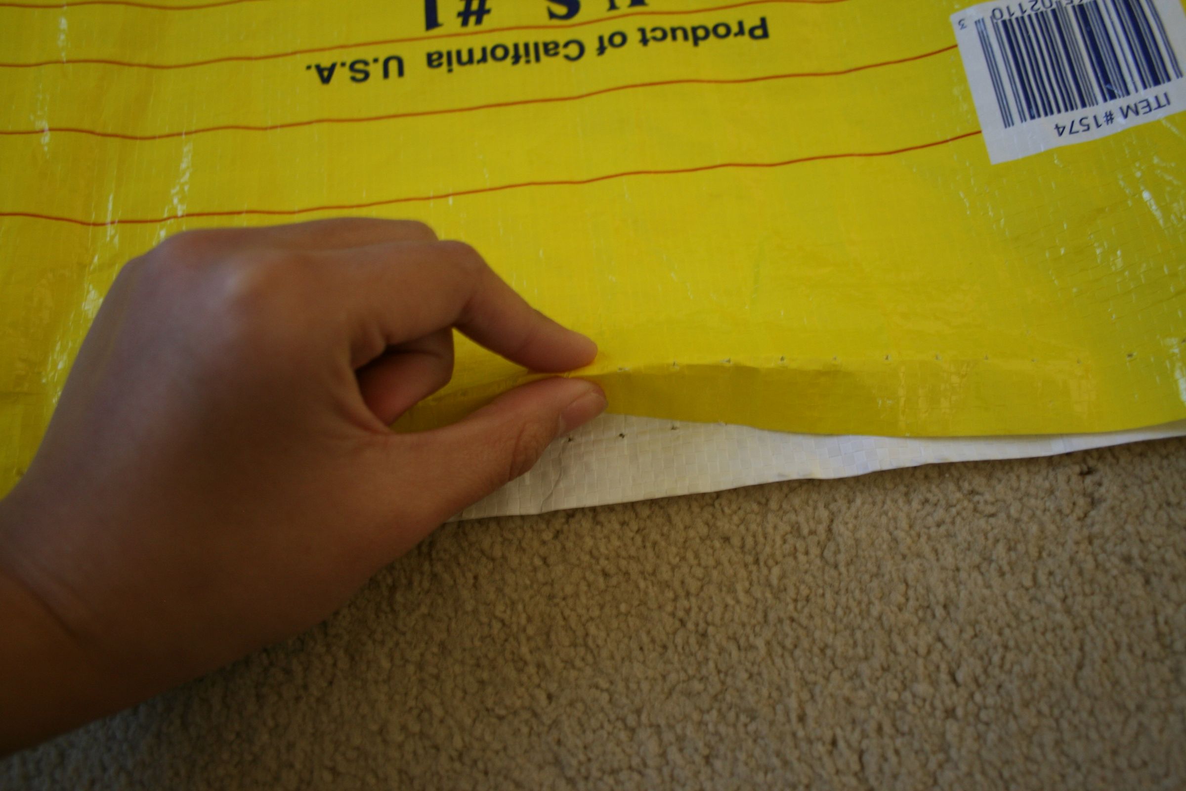 Reusable Grocery Bag Made From a Rice Bag : 11 Steps (with Pictures ...