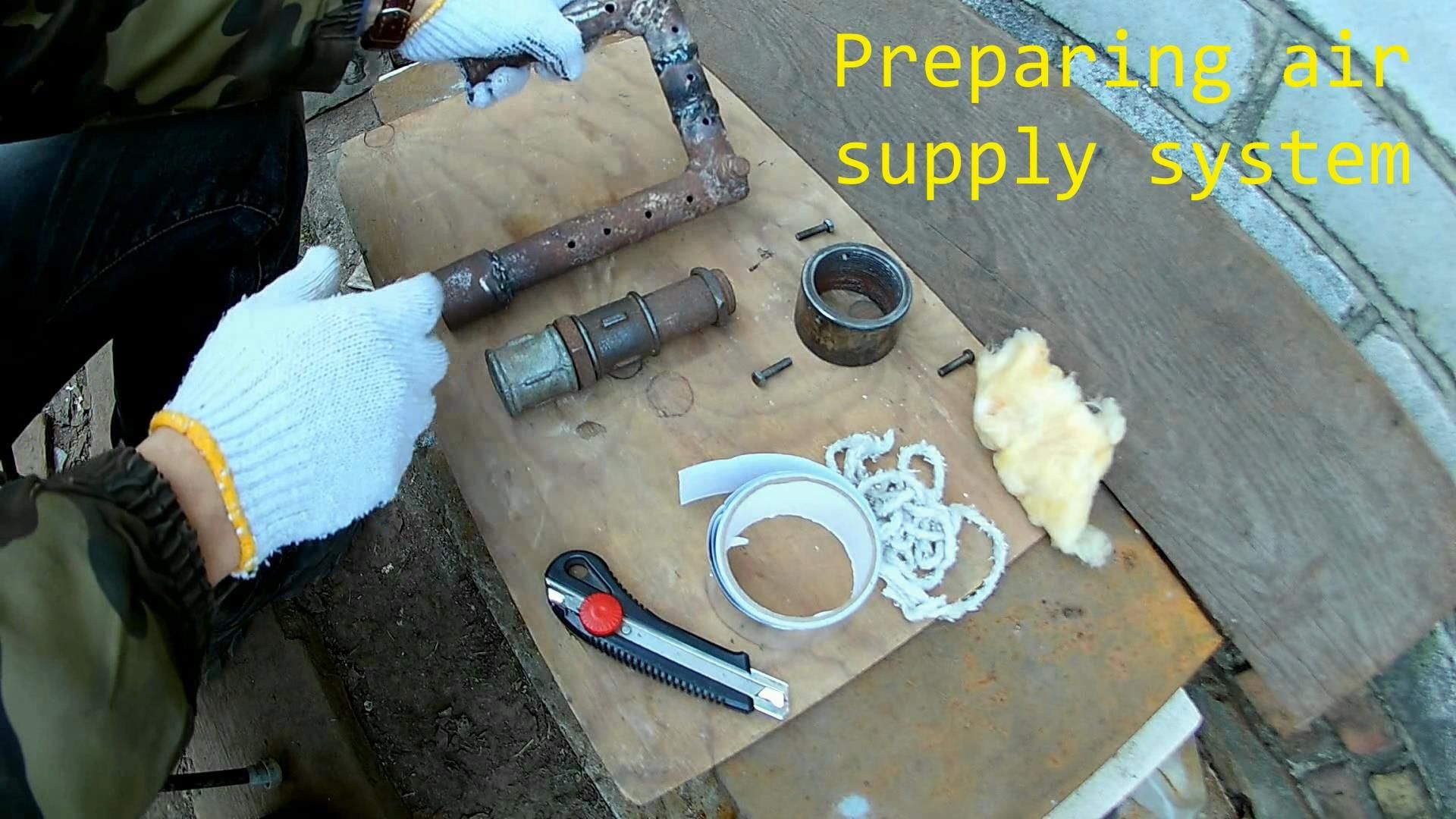 Smelting Furnace. Project "Big Smelter". Making Outer Skin - Part 1 of ...