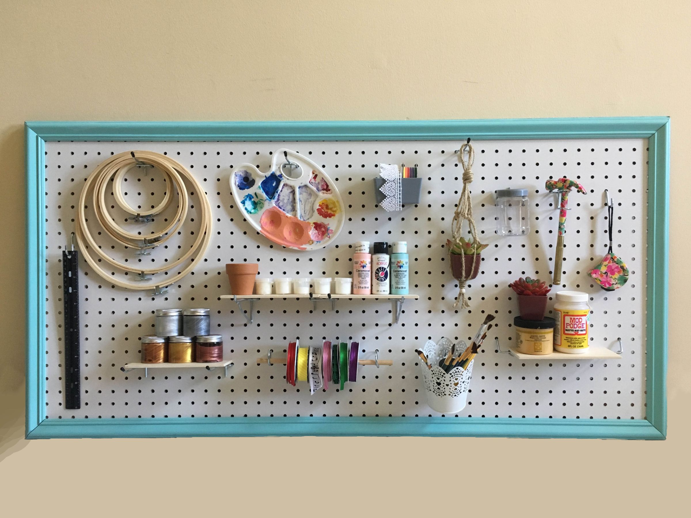 Decorative Pegboard Frame : 6 Steps (with Pictures) - Instructables