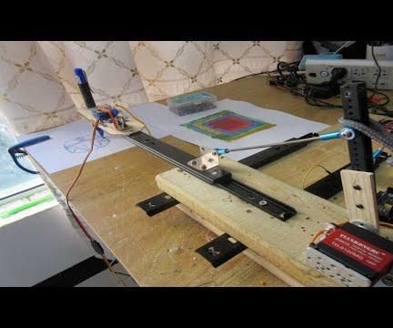 Two Servo and Drawer Slide Pen Plotter : 7 Steps (with Pictures ...