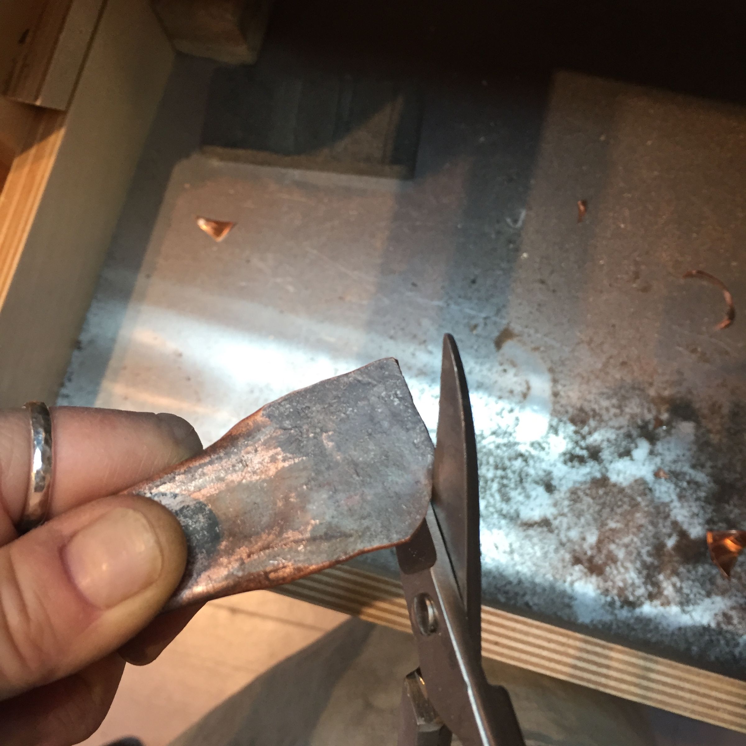 Forged Repurposed Copper Pipe Cuff : 6 Steps (with Pictures ...
