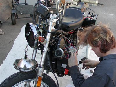 Easy DIY Electric Motorcycle Conversion : 11 Steps (with Pictures ...