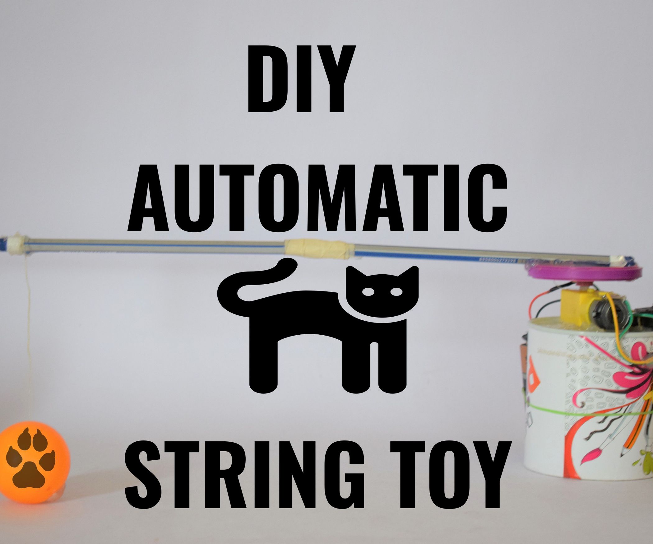 Motorized String Toy for Cats : 6 Steps - Instructables