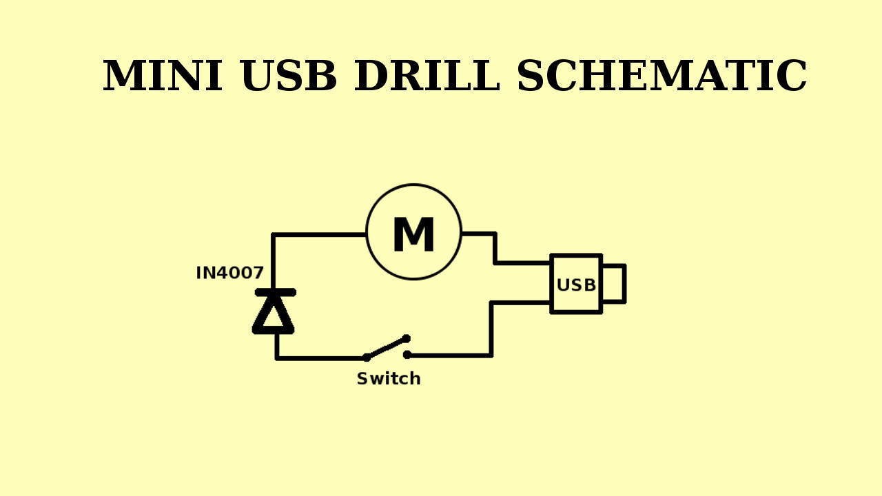 How to Make Mini USB Drill : 5 Steps (with Pictures) - Instructables