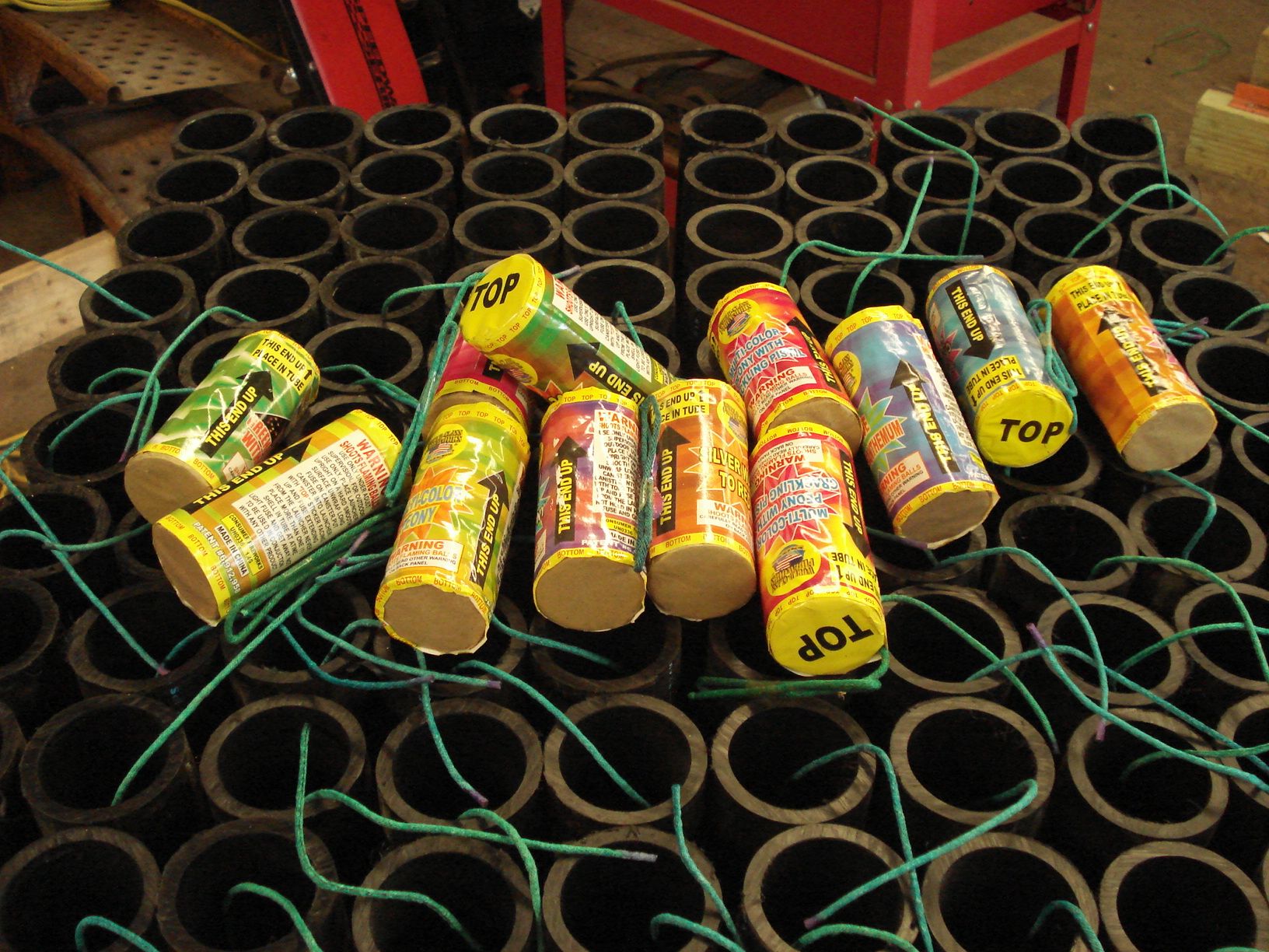 Wireless Remote Fireworks Tube Rack Diplay : 9 Steps (with Pictures ...