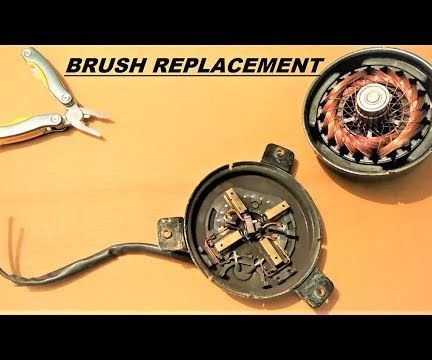 Basic Steps to Install the Brushes of a DC Motor : 3 Steps - Instructables
