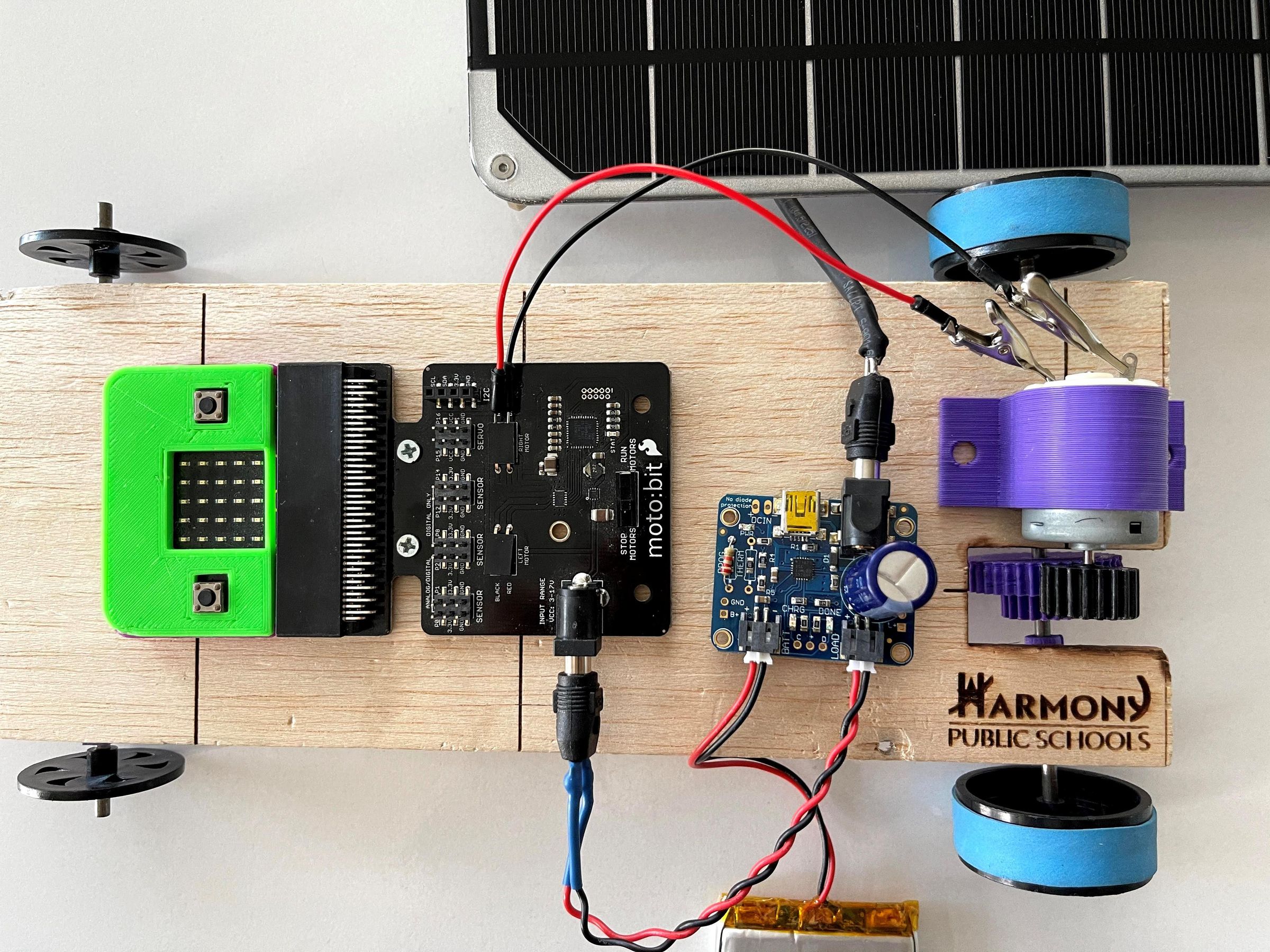 Mini Solar Car With Micro:bit Remote Controller : 13 Steps (with ...