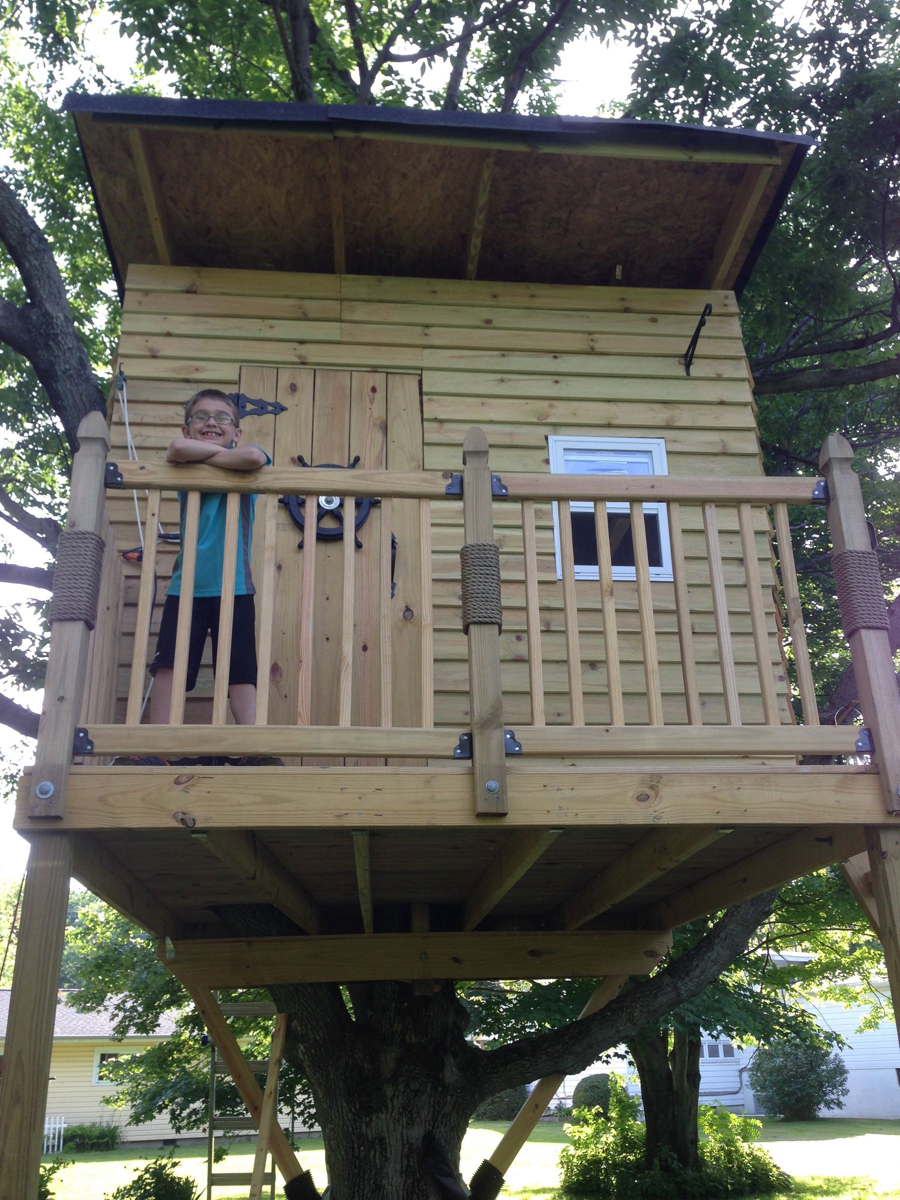 Pirate Hideout Treehouse : 9 Steps (with Pictures) - Instructables