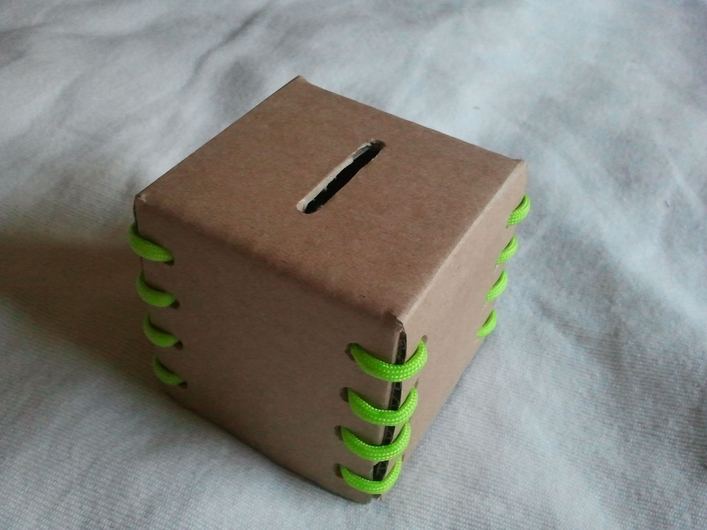 Cardboard Coin Bank - Instructables