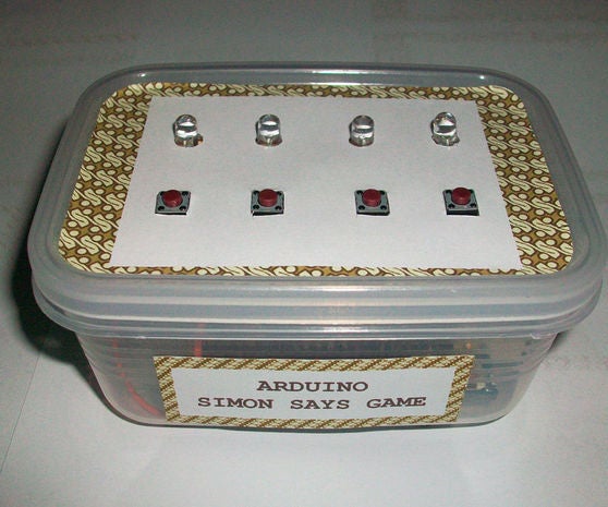 Arduino Simon Says Game 5 Steps Instructables