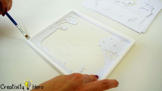 How to Create a 3D Paper Cut Light Box | DIY Project : 12 Steps (with ...
