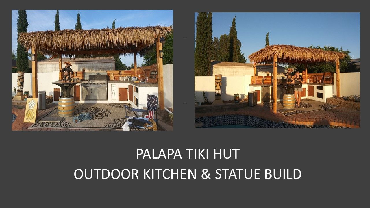 Palapa Tiki Hut W/Outdoor Kitchen - on a Budget : 9 Steps (with ...